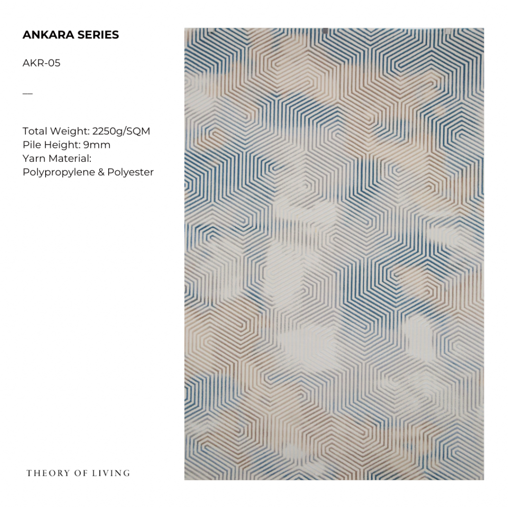 Ankara Rug Series (AKR-05) – Theory of Living