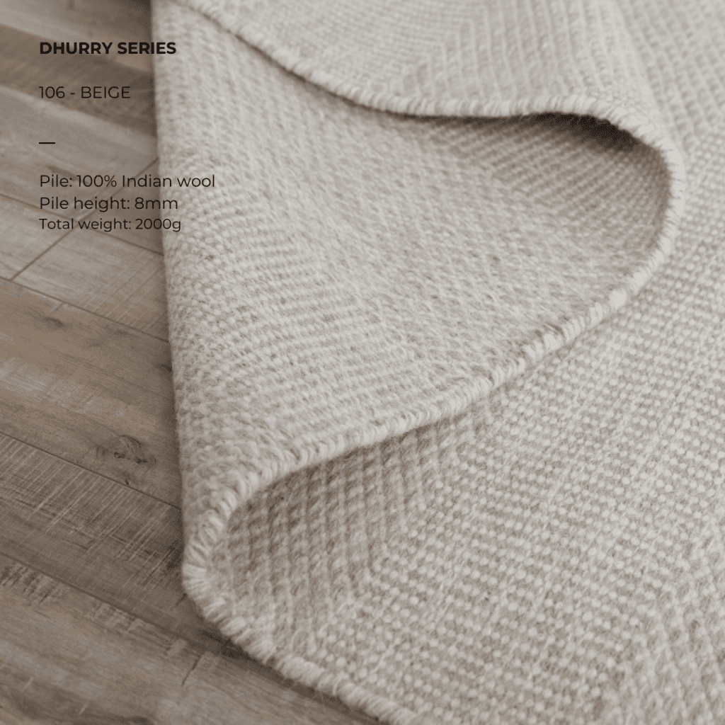 Dhurry Series 106-Beige – Theory of Living