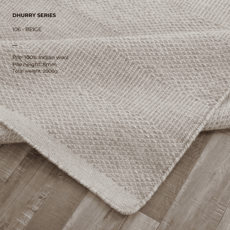 Dhurry Series 106-Beige – Theory of Living