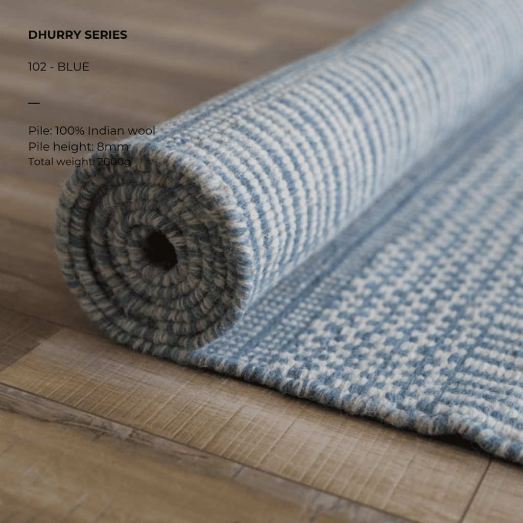 Dhurry Series 102-Blue – Theory of Living